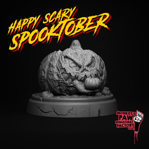 🎃 Larry the Pumpkinhead・ STL File for ・Cults