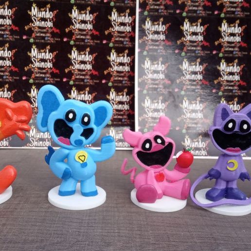 👾 Smiling Critters・Free 3MF File for 3D printing・Cults