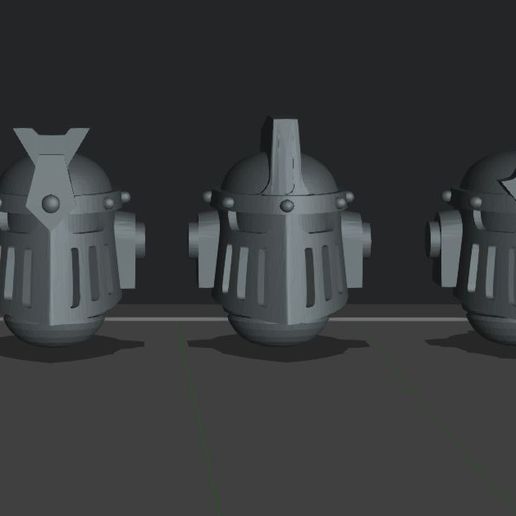 🌬️ Pre Dusting Dust Golem Pattern 2 Helmets・Free 3D File for 3D ...