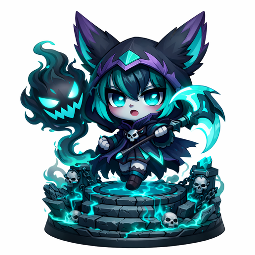 🦸 Vex chibi - Warrior of Order・ STL File for 3D printing・Cults
