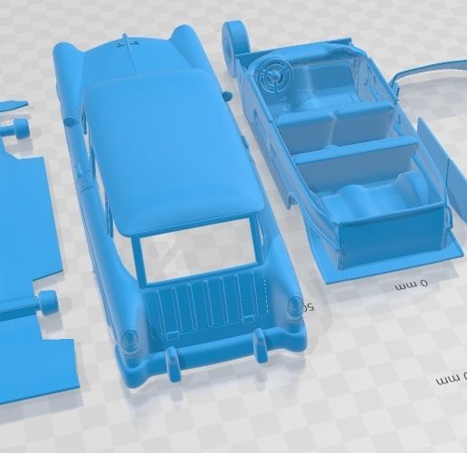 🚙 Chevrolet Nomad Wagon 1955 Printable Car・ 3D File for 3D printing・Cults