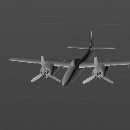️ American F7F-1 3D model material・ OBJ File for 3D printing・Cults