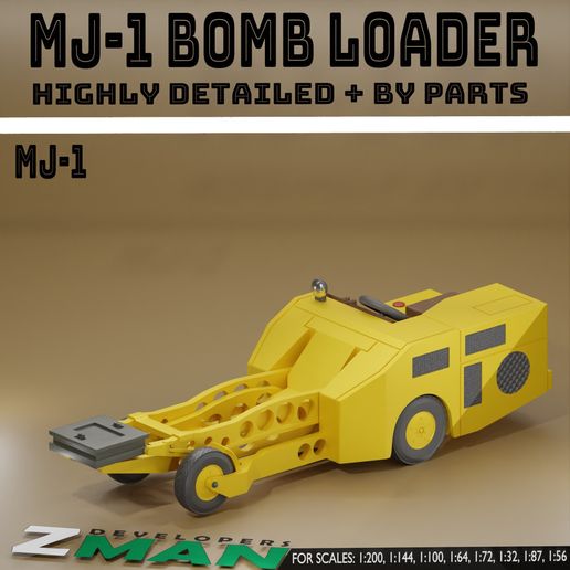 💣 MJ-1 BOMB LOADER (V1) (4 IN 1)・ STL File for 3D printing・Cults
