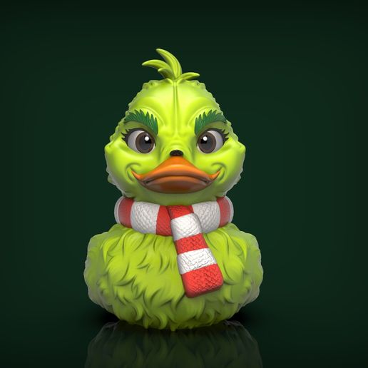 🦆 GRINCH RUBBER DUCK・Fichier STL pour Impression 3D・Cults
