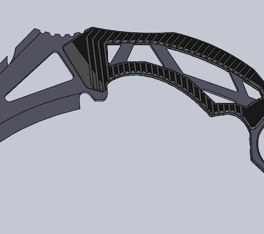 STL file karambit 🔪 ・3D printer model to download・Cults