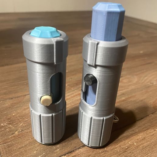 👌 Babysaber lightsaber fidget toy clicker bolt action mechanism・Free ...