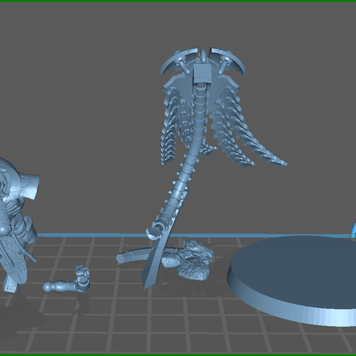 3D file Dark Sci Fi Necrotic Robotic Lichelords Sovereign of Necrotic ...