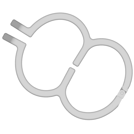👙 Handcuffs with hinge, handcuffs, BDSM・ 3MF File for 3D printing・Cults