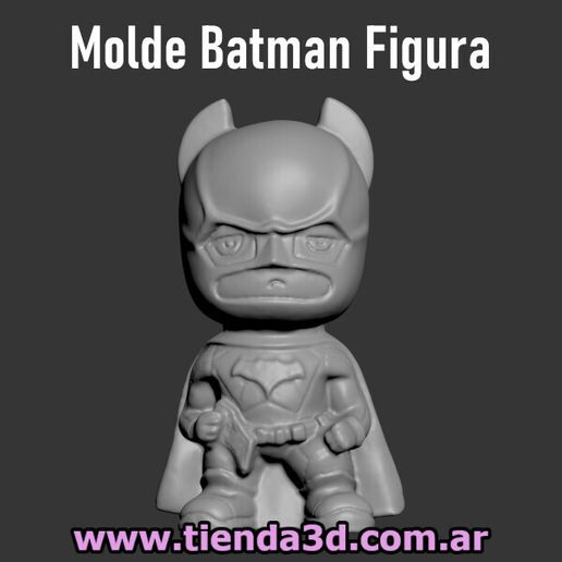 Archivo STL Molde Batman Figura 🪞 ・Plan imprimible en 3D para descargar ...