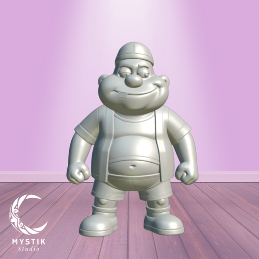 👾 Harold Berman – Cartoon 3D figure from Hey Arnold・ STL File for 3D ...