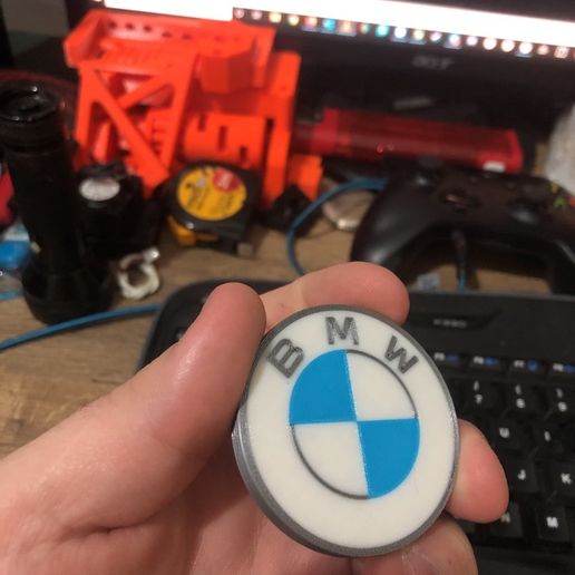 Free STL file BMW LOGO 2020 Multi Material 🎨 ・3D printer design to ...