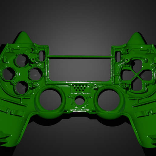 green ps4 controller shell