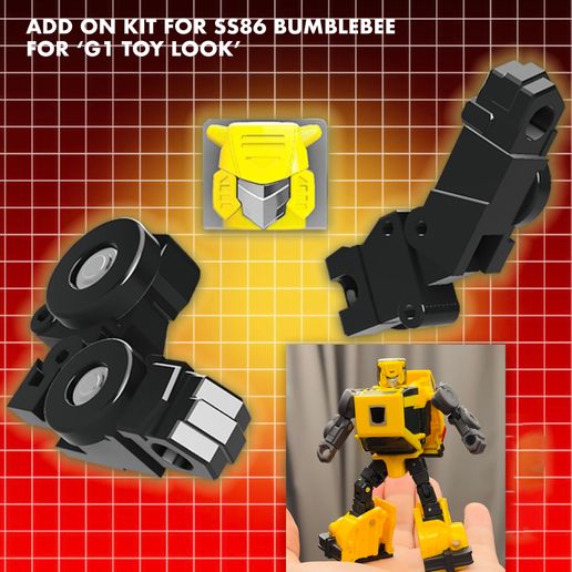🤖 Transformers ADD ON KIT for SS86 Bumblebee- G1 Toy Style/ Missing ...