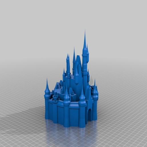 🏰 Cinderella's Castle from Disney World・Free STL File for ・Cults