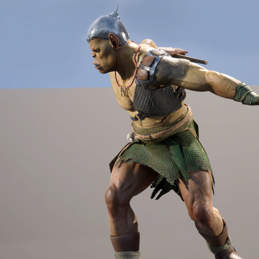 🎨 Orc game ready・ 3D File for 3D printing・Cults