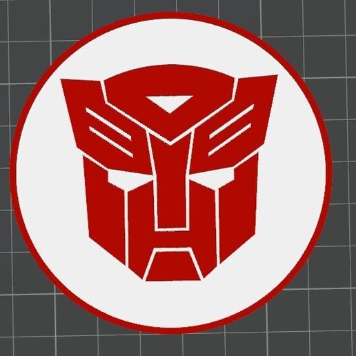 🤖 Autobot Coaster・ STL File for 3D printing・Cults
