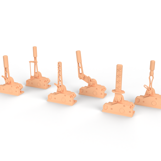 🚗 1/24th scale Sequential Stick Shifters, 6 different designs・ STL File ...