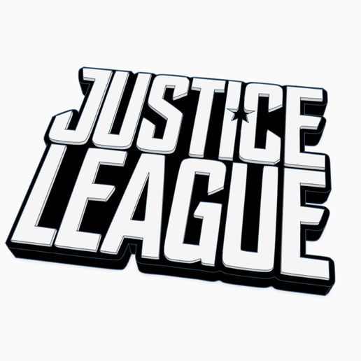🦸‍♂️ JUSTICE LEAGUE Logo Display by MANIACMANCAVE3D・ STL File for 3D ...