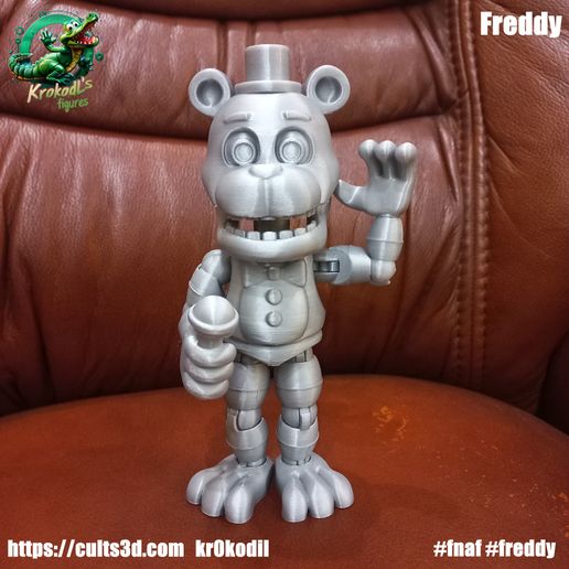 🐻 Adventure Freddy・ 3D File for 3D printing・Cults