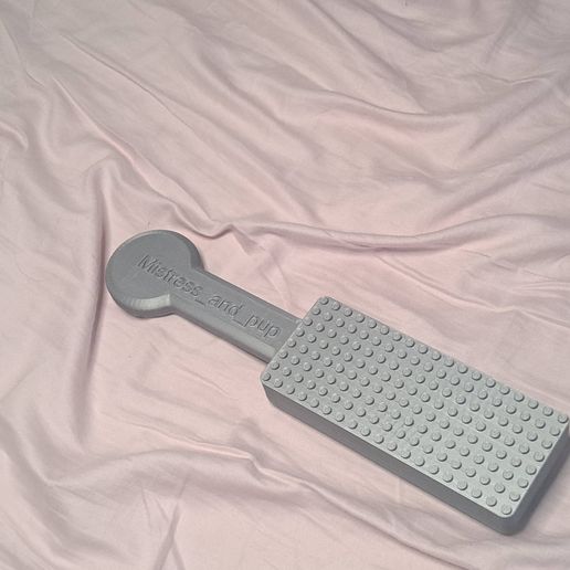 🏗️ Building Brick Paddle・ STL File for 3D printing・Cults