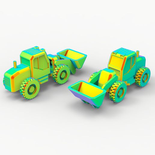 3D file loader,dozer,work machine,articulated 🚗 ・3D printing idea to ...