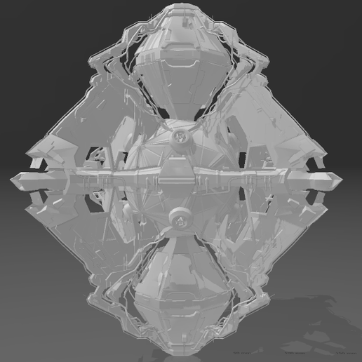 🎛️ STO - Borg - Control Diamond・Free STL File for 3D printing・Cults