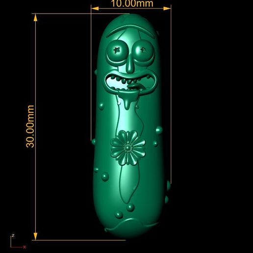 🐉 3D Pickle Character Model 3D printable model・ STL File for 3D ...