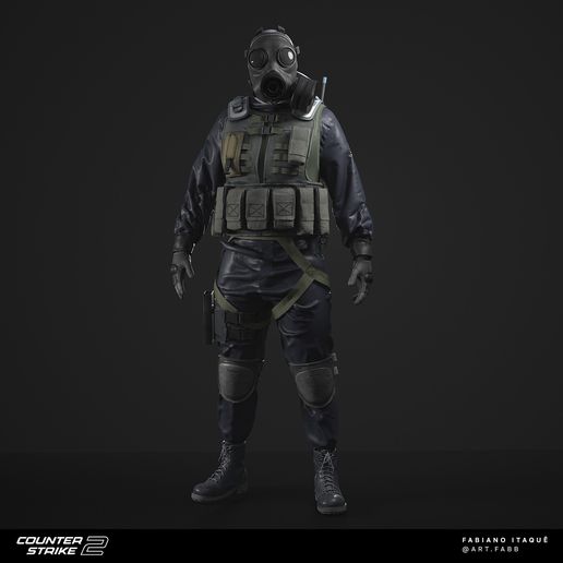🧸 CS2 Counter Terrorist Skin Figur・Free STL File for 3D printing・Cults
