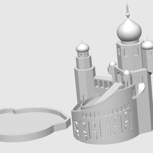 🏰 Alamut Castle – Free Basic STL for 3D Printing | Historical Fortress ...