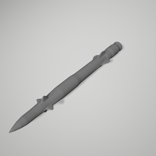 🚀 Realistic 3D Missile Model - Ideal for Printing and Design Projects ...