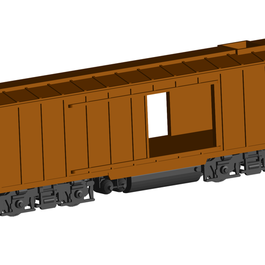 🚂 wagon・ OBJ File for 3D printing・Cults