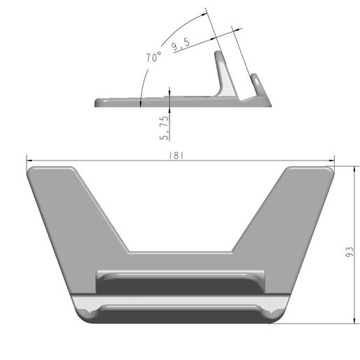 📱 Tablet stand・Free STL File for 3D printing・Cults