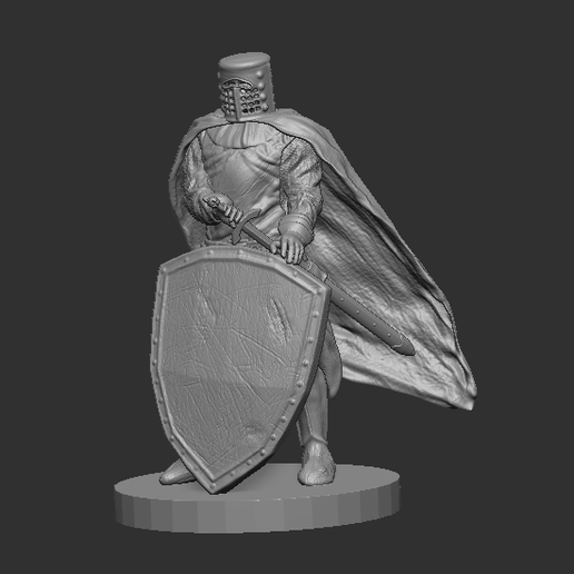 🗿 Knight Templar - Chevalier Templier・ 3D File for 3D printing・Cults