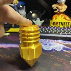 3D printed objects made with Kingroon Gold Silk pla filament・Cults