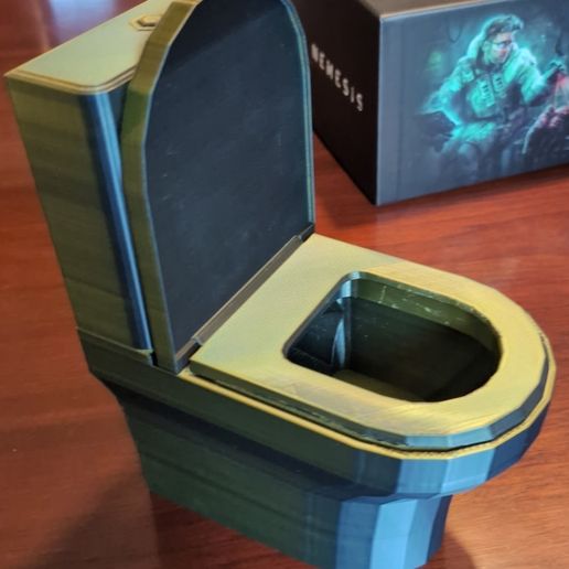 🥣 Bowl of Destiny - Toilet Dice Tower STL - Funny Dice Roller for DnD ...
