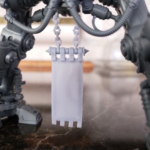 🎲 Imperial Knights Flag Pennant・Free STL File for ・Cults