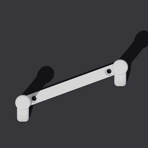 🔫 Wall Mounted Pistol Holder・ STL File for ・Cults