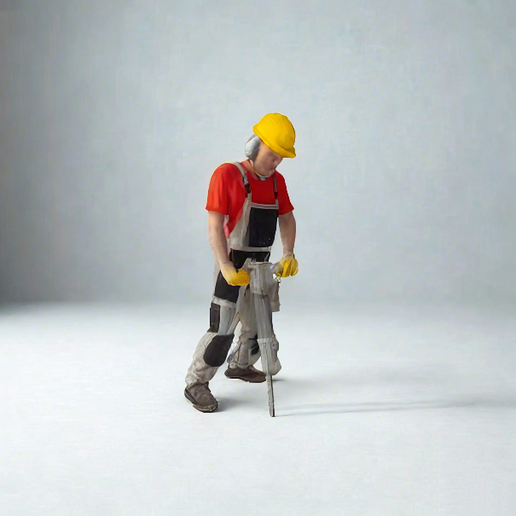STL file Construction worker 01 🚧 ・3D printing design to download・Cults
