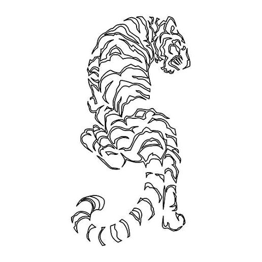 🐅 Tiger Op Art v2・Free STL File for 3D printing and CNC machining ...