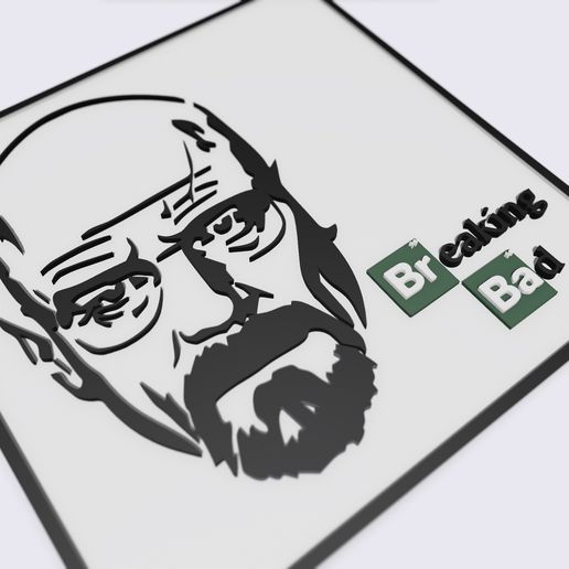 STL file Breaking Bad 👾 (3MF)・3D printing design to download・Cults