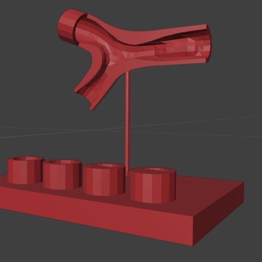 STL file 3D Model of Artery Model with Stand 🧪 (OBJ)・3D printable ...