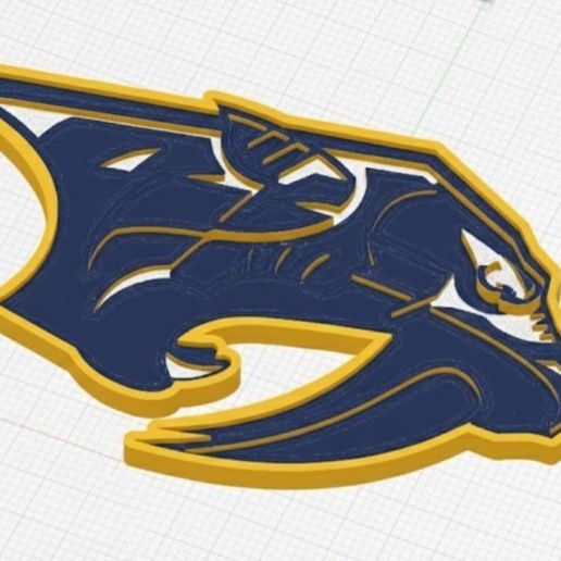🖼️ Nashville Predators・ STL File for 3D printing・Cults