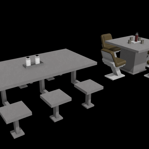⭐ Star Wars Imperial Mess Hall Tables (Morak) for 3.75" and 6" figures ...