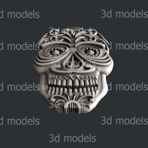 💀 Skull・ STL File for 3D printing・Cults