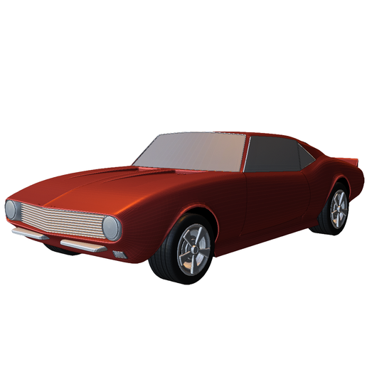 🚗 Classic Muscle Car STL Model・ STL File for 3D printing・Cults