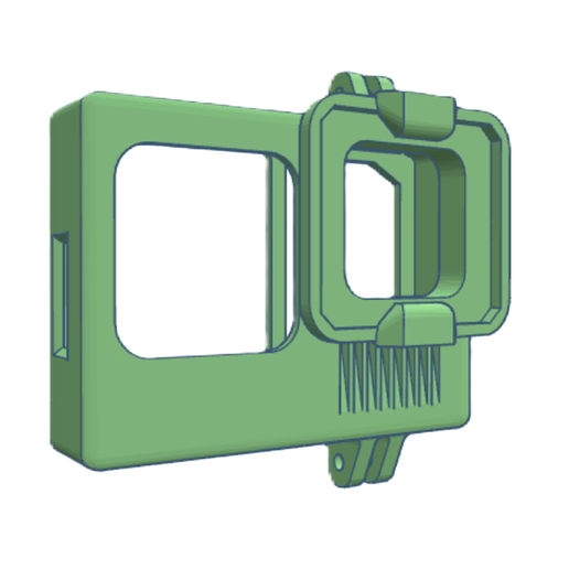 🛸 GepRC Naked GoPro Hero 9 10 11 & 12 w TBS ND Filter Holder - Double ...