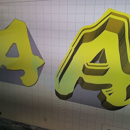👽 led letters alphabet・ STL File for ・Cults