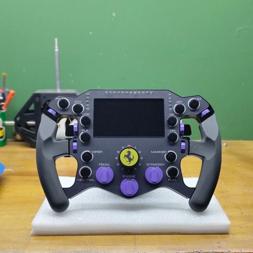🛞 Ferrari 499p Steering Wheel・ 3D File for 3D printing, CNC machining ...