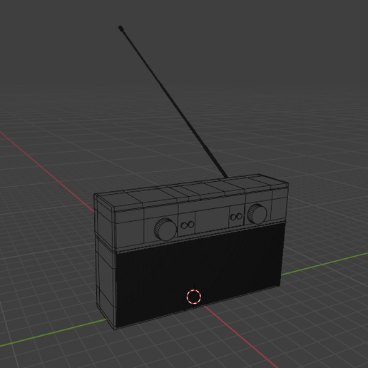 3D file Radio Low-poly 3D Model 📻 ・3D printable model to download・Cults