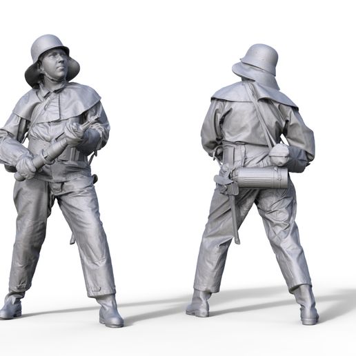 Archivo STL Figure fire department DDR 🔥 ・Plan imprimible en 3D para ...